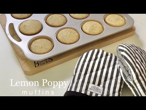 Gluten Free Lemon Poppy Muffins Recipe | Nordic Ware Muffin Pan ...