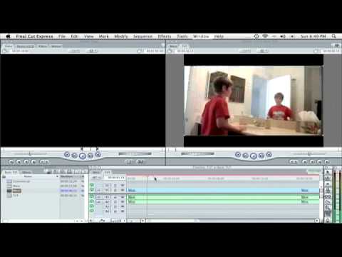 Final Cut Express Tutorial: Mirror Effect - YouTube