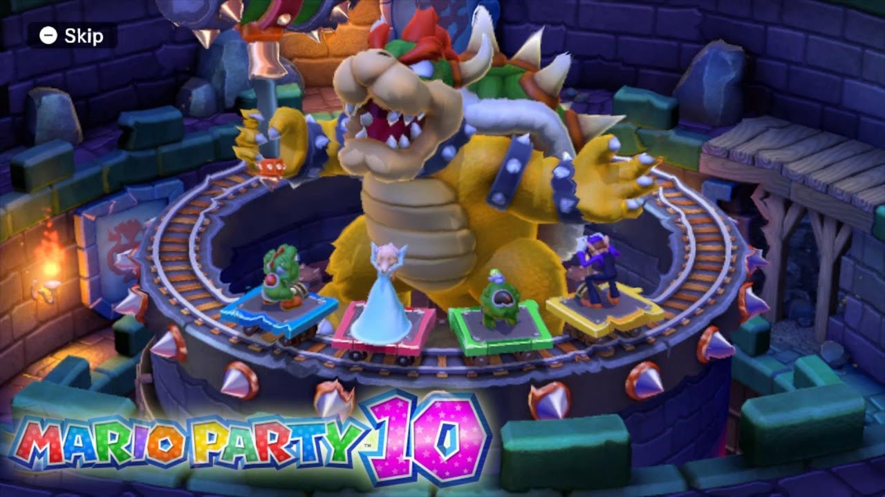 Mario Party 10 - Bowser Challenge - All Bowser Mini-Games - Rank 190 ...