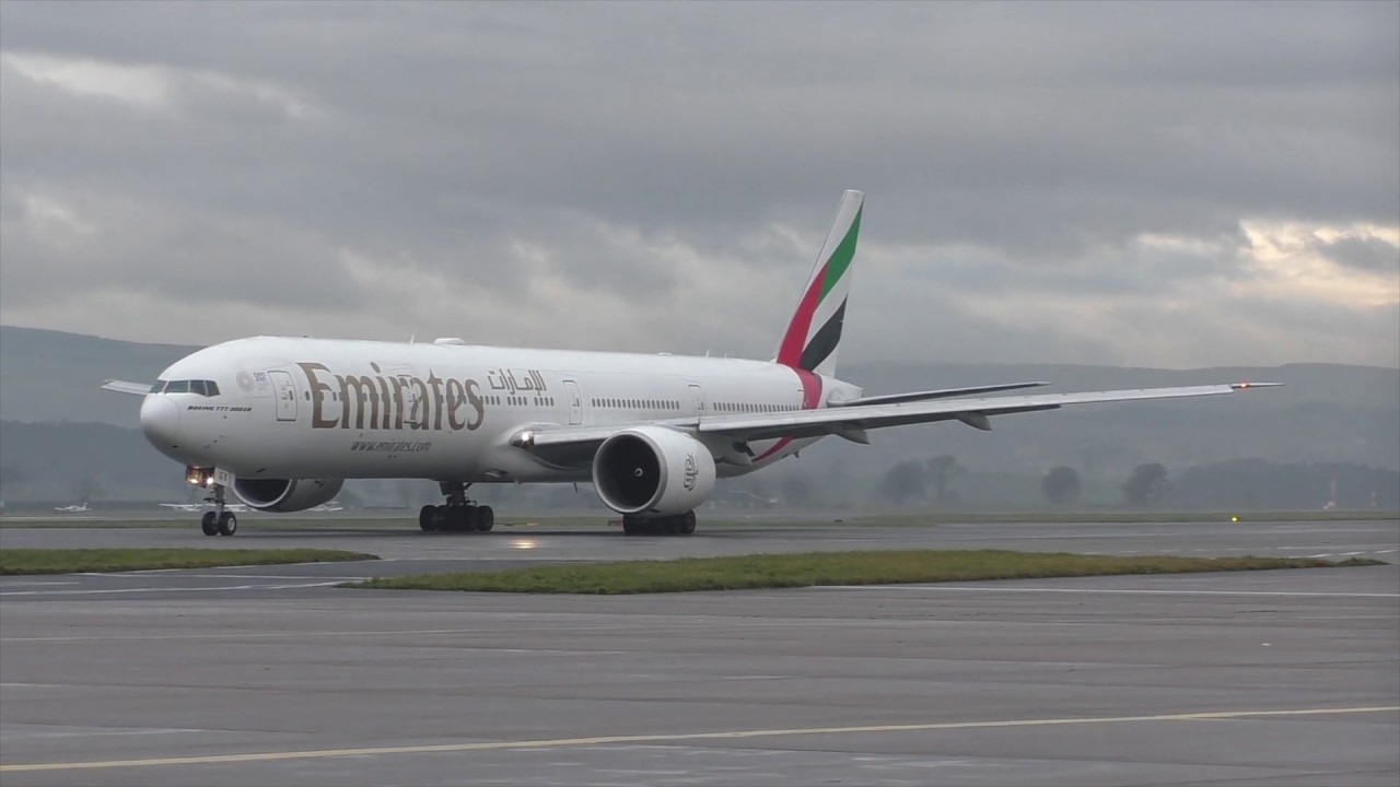 Emirates B777-300ER EK27/EK28 Glasgow 24-NOV-18 - YouTube