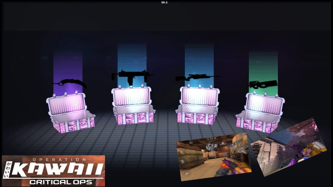 NEW OPERATION KAWAII + OPEN TIER,STANDARD,KAWAII CASES ! | Critical Ops ...
