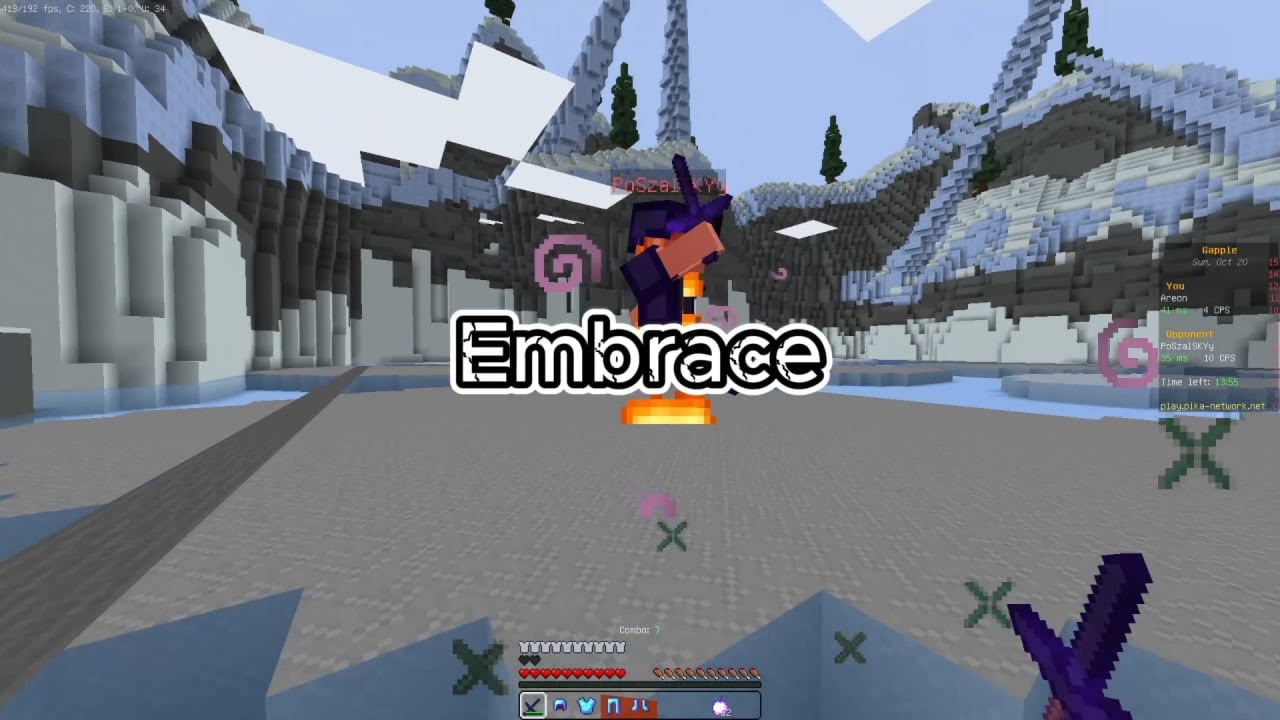 😍 !Embrace it | Minecraft PvP 😍 - YouTube