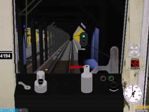 OpenBve: R40 Slant Q train(Dekalb Ave - Prospect Park) - YouTube