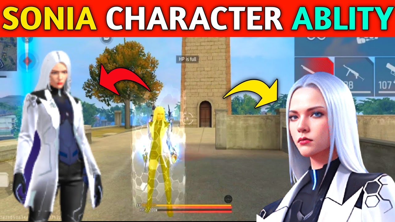 SONIA CHARACTER ABLITY FREE FIRE ! - YouTube