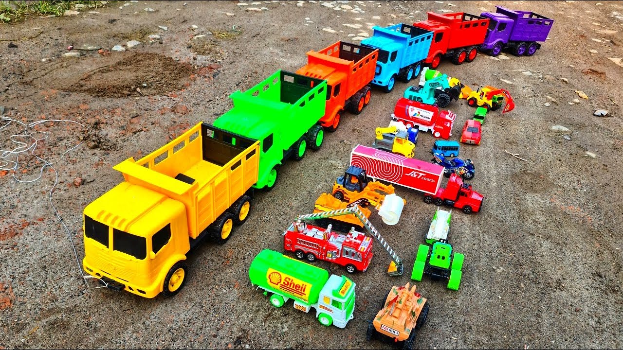 Mobil Truk Tronton Panjang Penuh Mainan Mobil Mobilan Slender ...