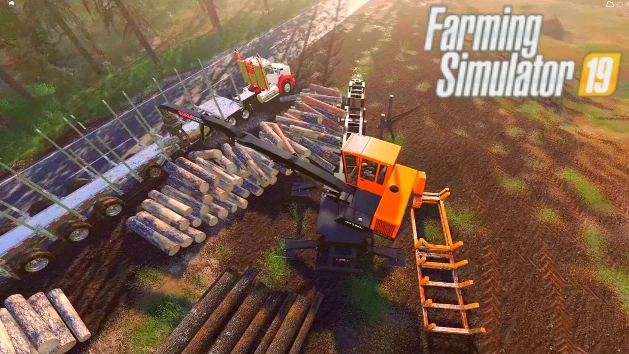 🔴 LIVE | FS19 logging | Kalador | cable skidding, slashing, loading ...