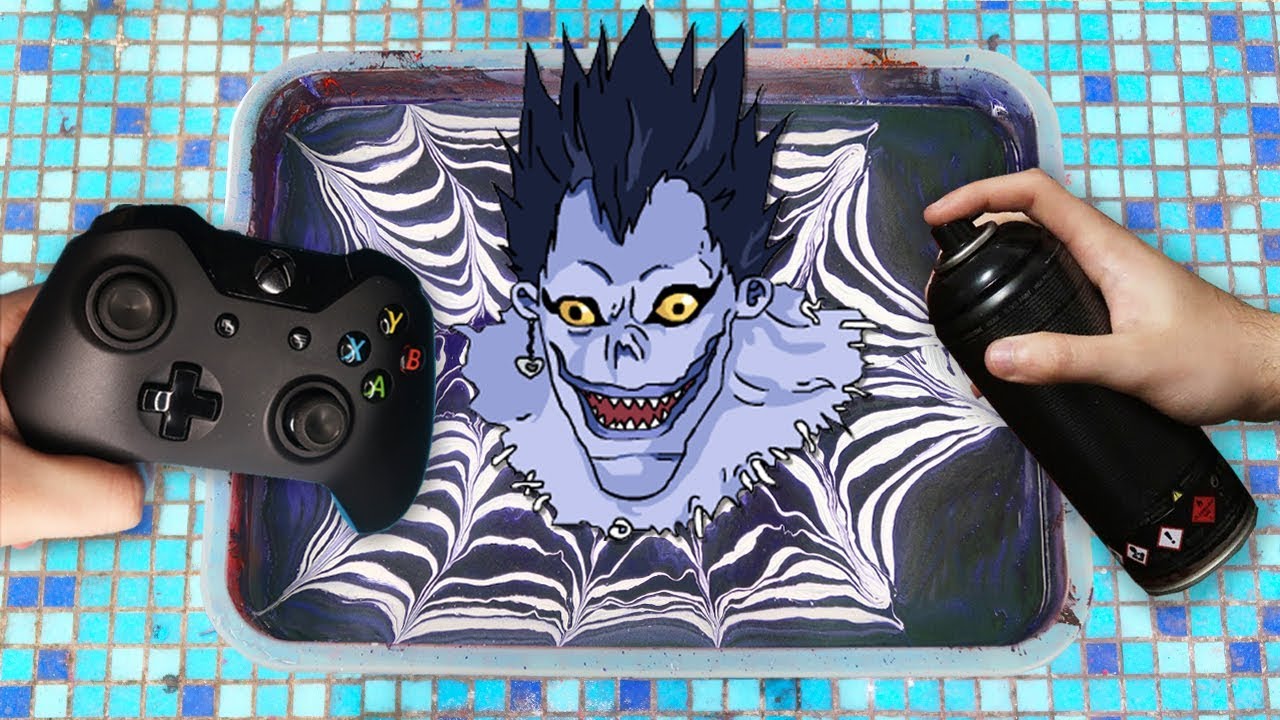 HYDRO Dipping XBOX ONE Controller !! 🎨 (Death Note Custom) - YouTube