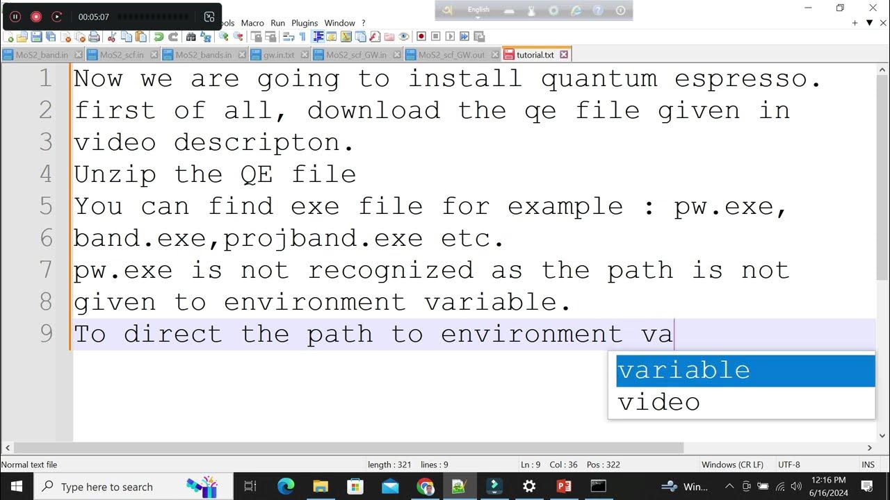 Install Quantum espresso and MPI on windows. - YouTube