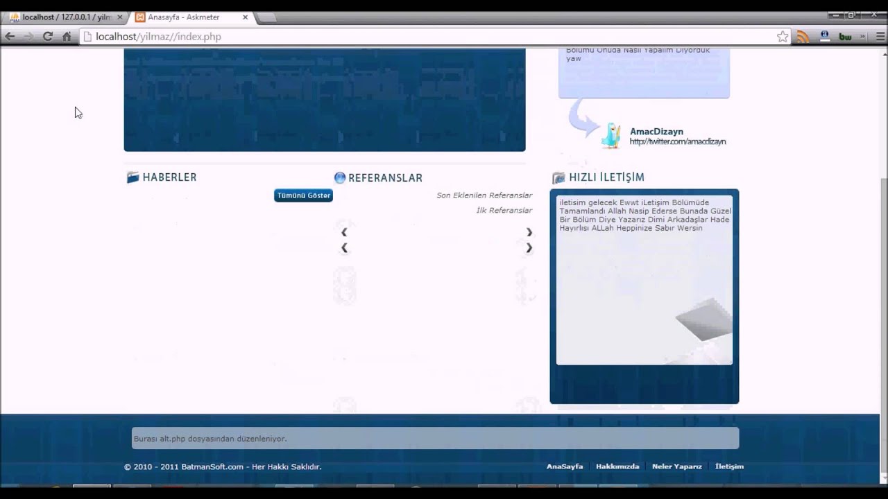Yılmazsoft Ofis-Firma Scripti Kurulumu - Php Scriptler - Script Kurulumu - YouTube
