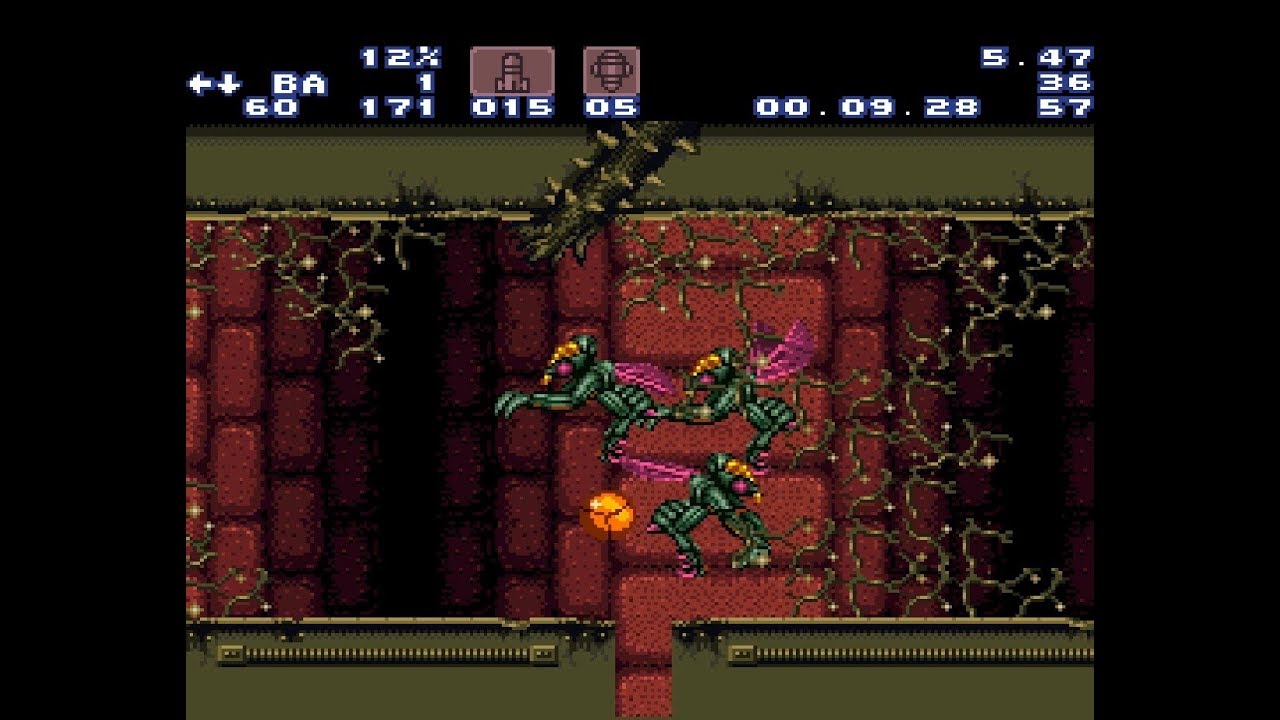 Super Metroid -- Warehouse Kihunter Exit Backup - YouTube