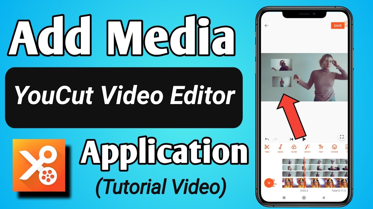How to Add Video / Photo in YouCut Video Editor App || Adjust Order of ...