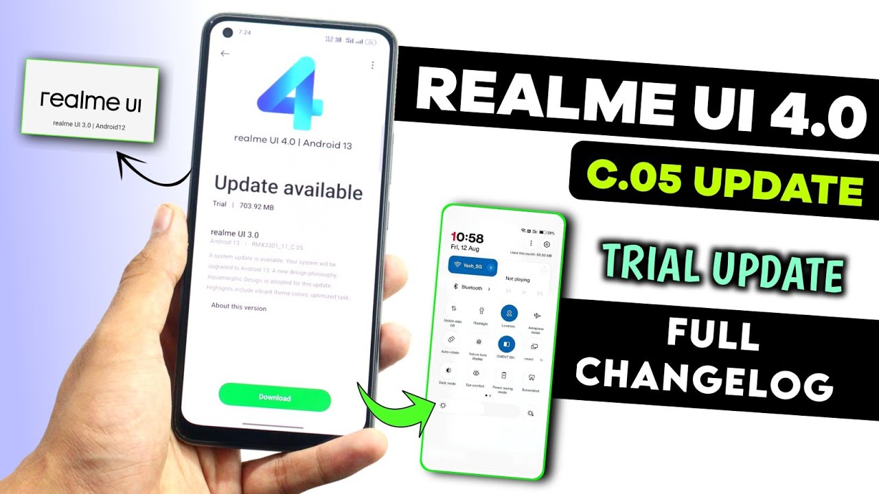 Realme UI 4.0 New Update C.05 | Android 13 New Update | Full Changelog ...