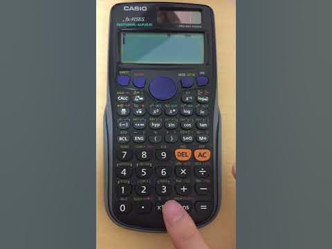 CASIO fx-915ES πの計算 - YouTube