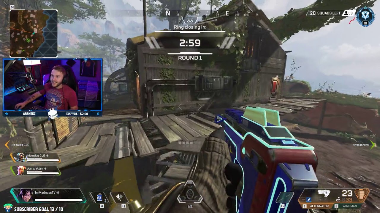 Apex Legends - 1v3 vs Shroud (lul jebaited) (Immadness) - YouTube