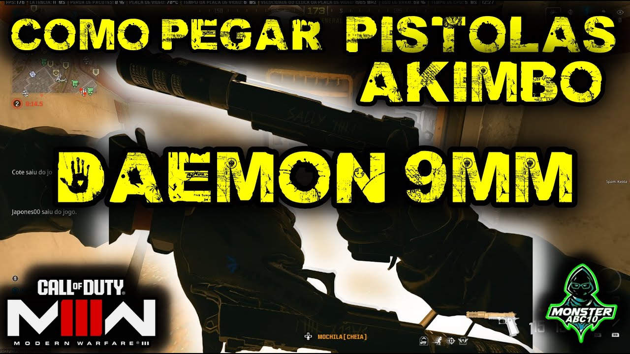 Como pegar pistolas Akimbo DAEMON 9MM Call of Duty Warzone Season 3 ...