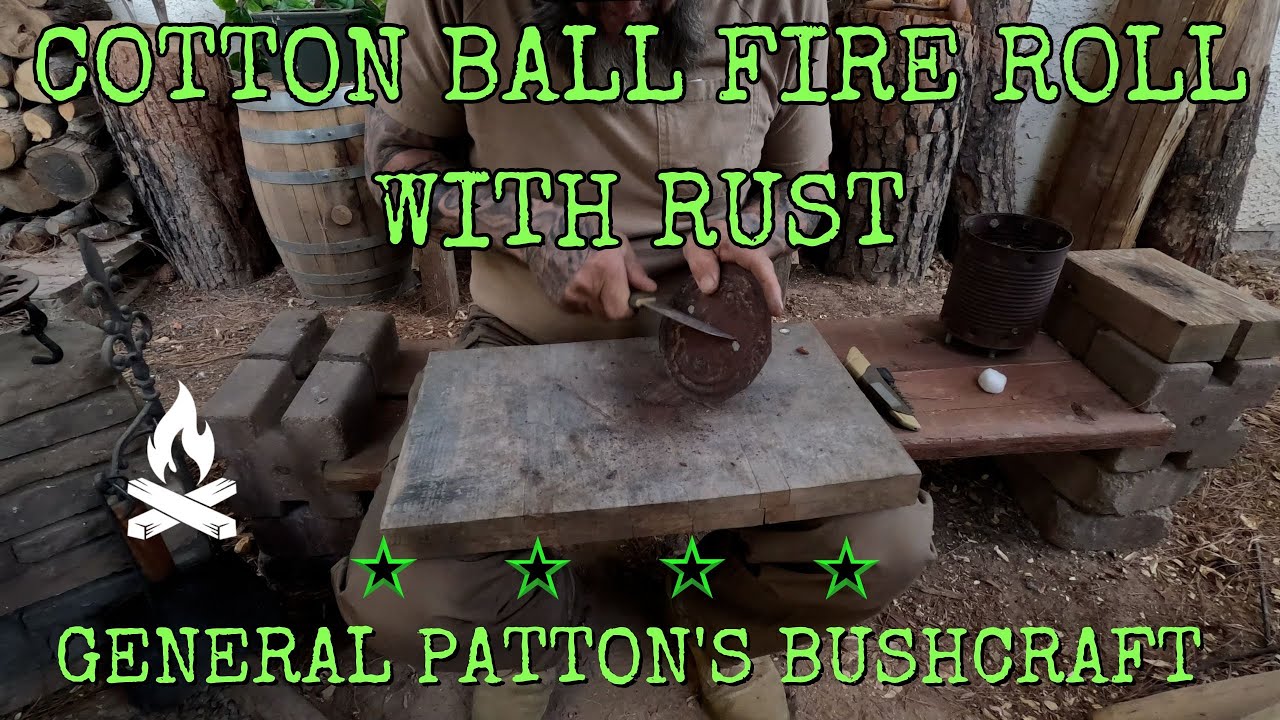 HOW TO COTTON BALL FIRE ROLL WITH RUST - YouTube