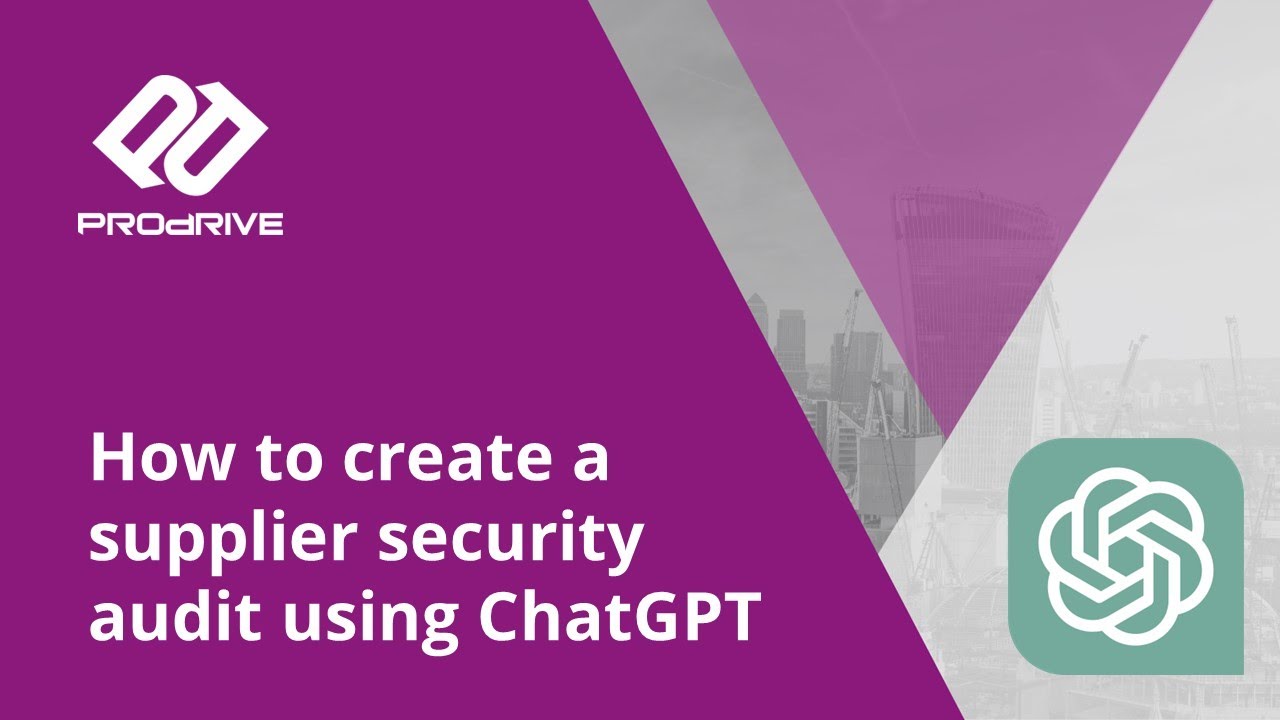 Create a supplier cyber security audit questionnaire using ChatGPT ...