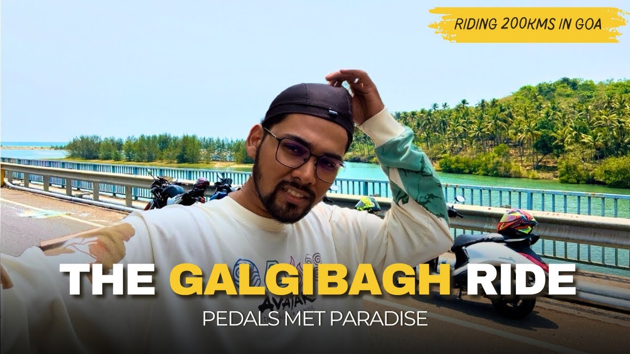 ROAD TRIP TO GALGIBAGH | BICH RASTE HUWA ACCIDENT |200 KMS RIDE IN GOA ...