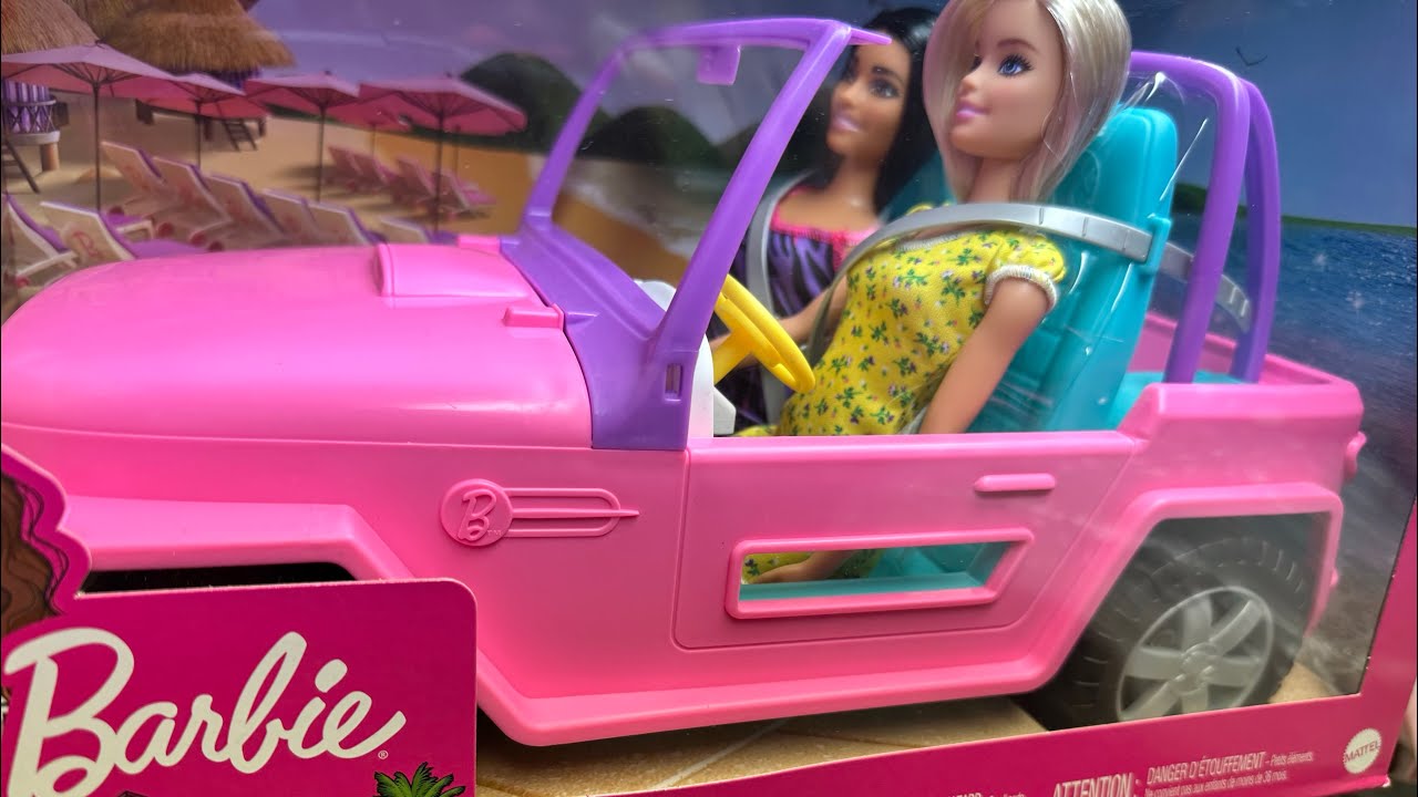 BARBIE BEACH CRUISER WITH BARBIE DOLLS !!!! - YouTube