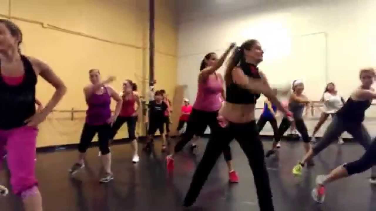 Party in Pink Zumbathon. "Work" Zumba Fitness. - YouTube
