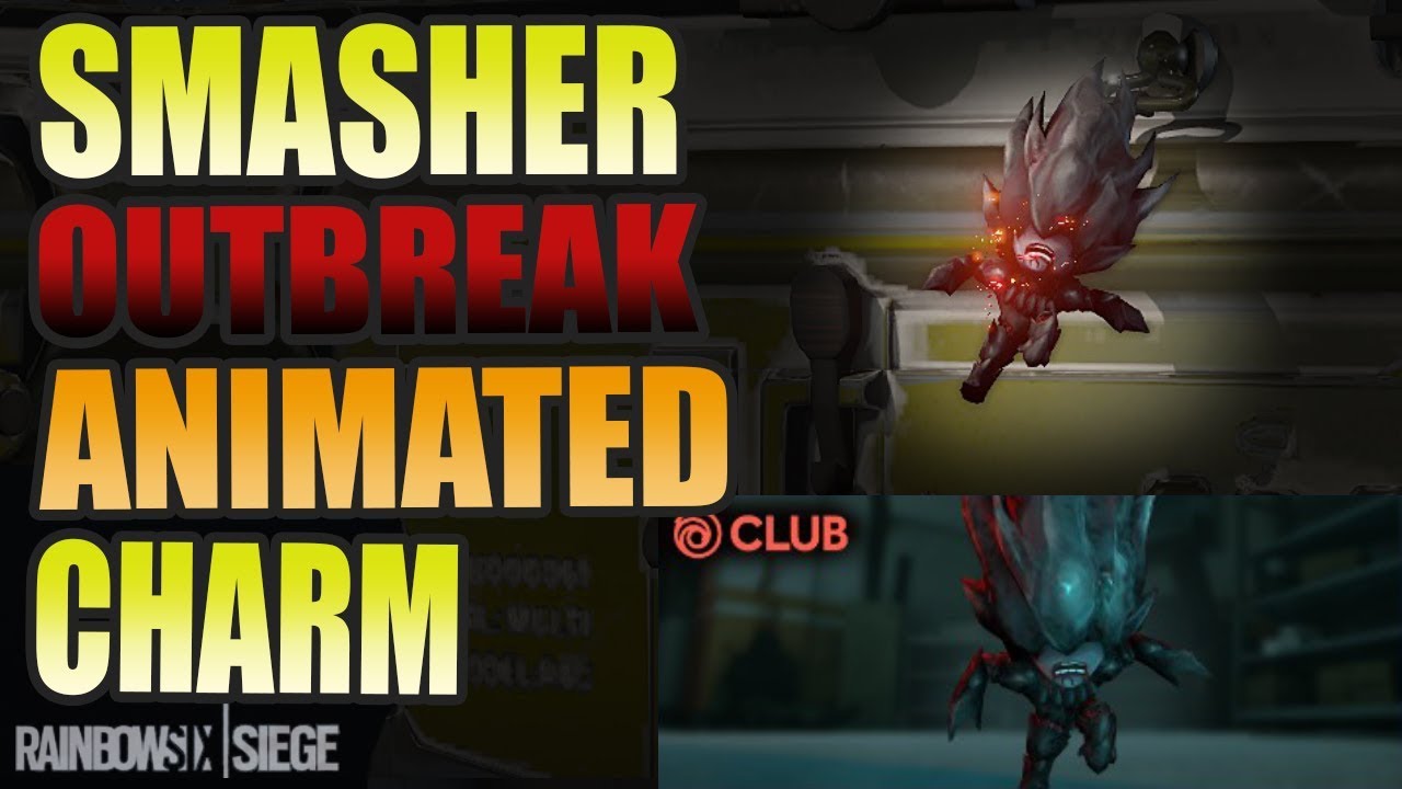 SMASHER Animated Chibi! OUTBREAK CHARM | Rainbow Six Siege - YouTube
