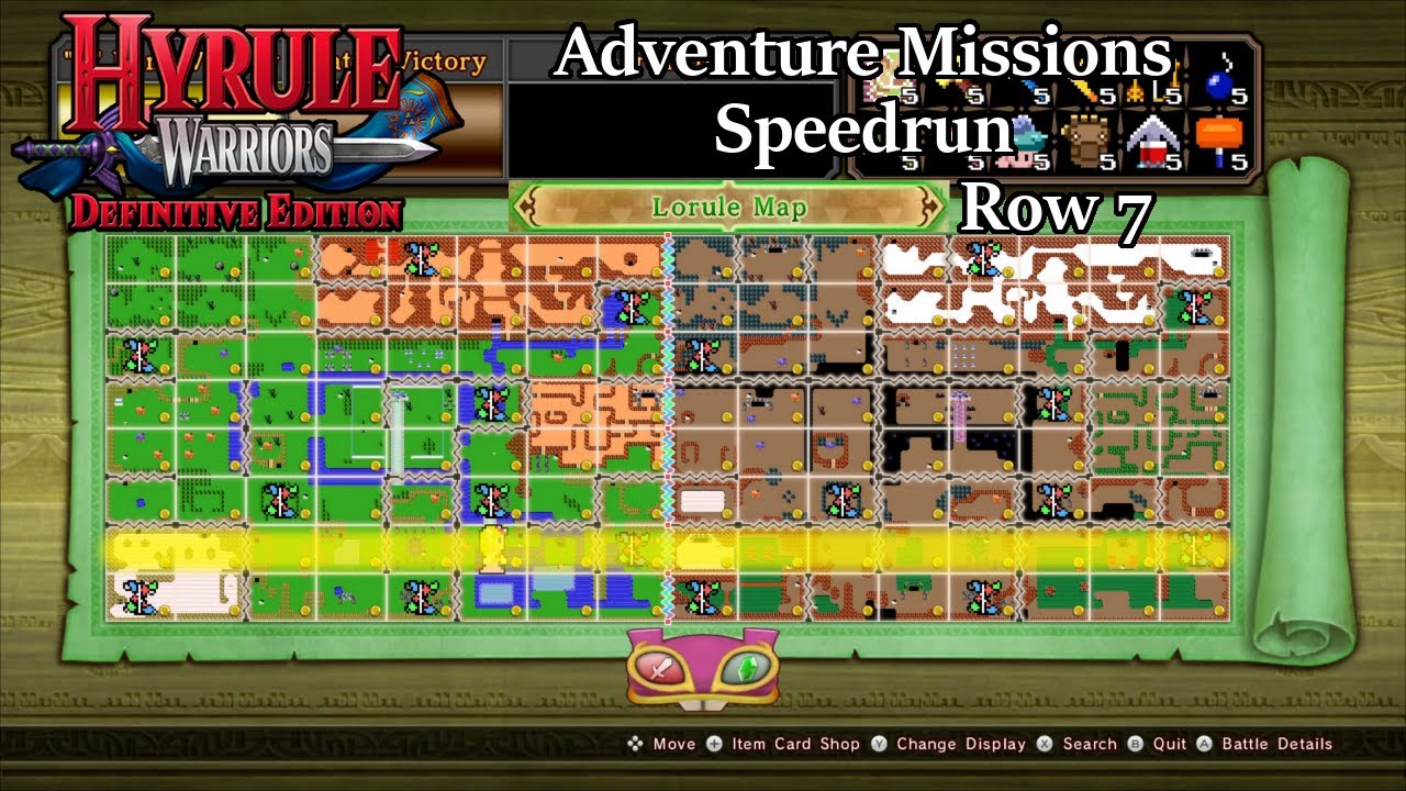 Hyrule Warriors Definitive Edition: Adventure Mode Speedrun - Lorule ...