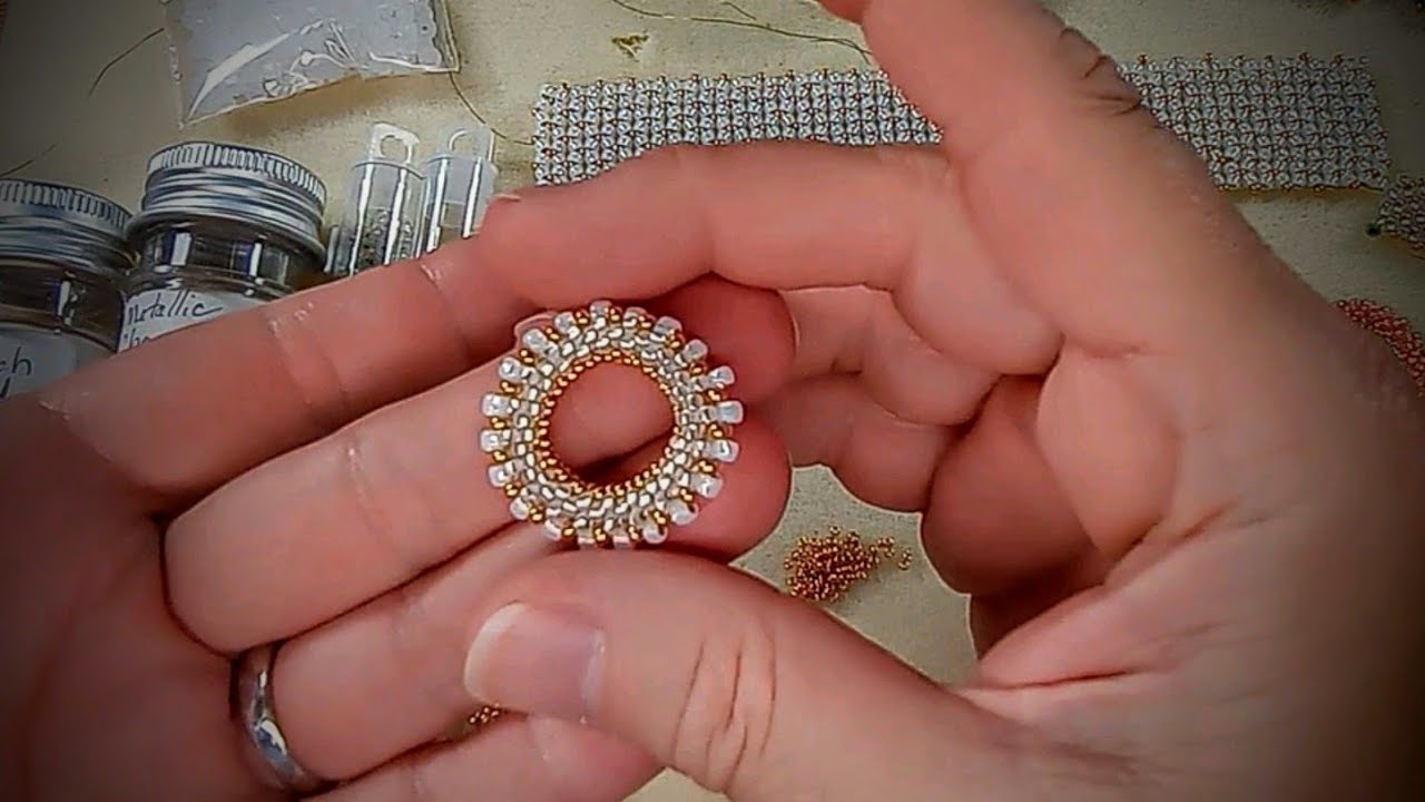 Beaded Toggle Clasp Tutorial - YouTube