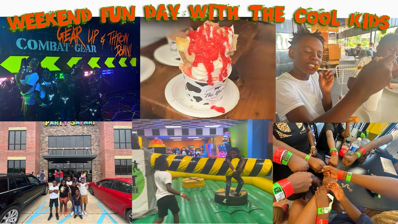 Weekend Funday ft. Da Cool Kids | Trampoline Park + Laser Tag + Pool ...