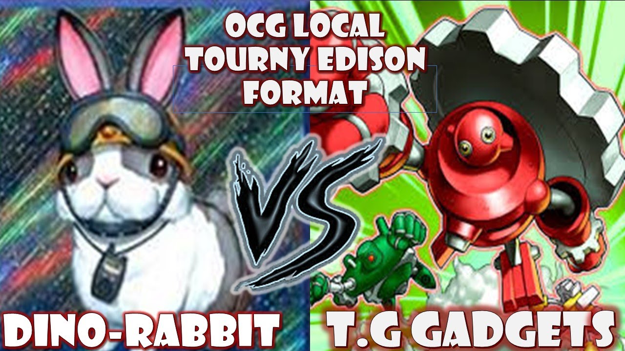 Yu-Gi-Oh! EDISON FORMAT OCG TOURNAMENT LOCALS 2025 DINO RABBIT VS T.G ...