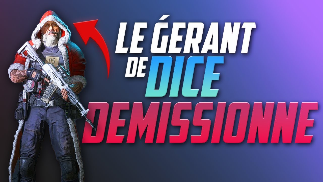Oskar Gabrielson DÉMISSIONNE de DICE ! Review Mise à Jour Update #3 ...