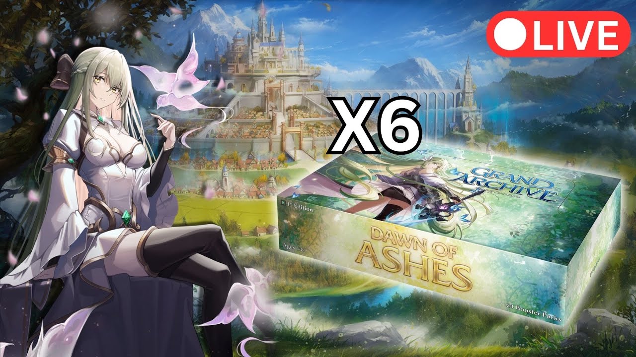 Grand Archive 1st Ed Case Opening LIVE | Grand Archive TCG - YouTube