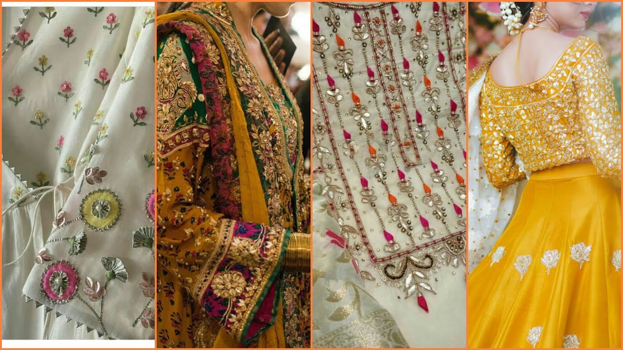 Latest gota design | Trendy gota work | Fashion and beauty beats - YouTube