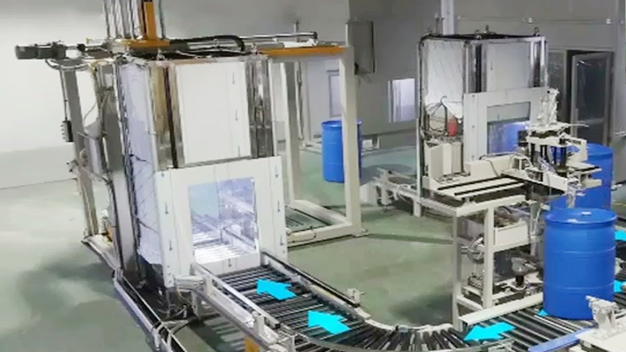 Chemical Liquid Filling Machine Ibc Brake liquid Filler line fully ...
