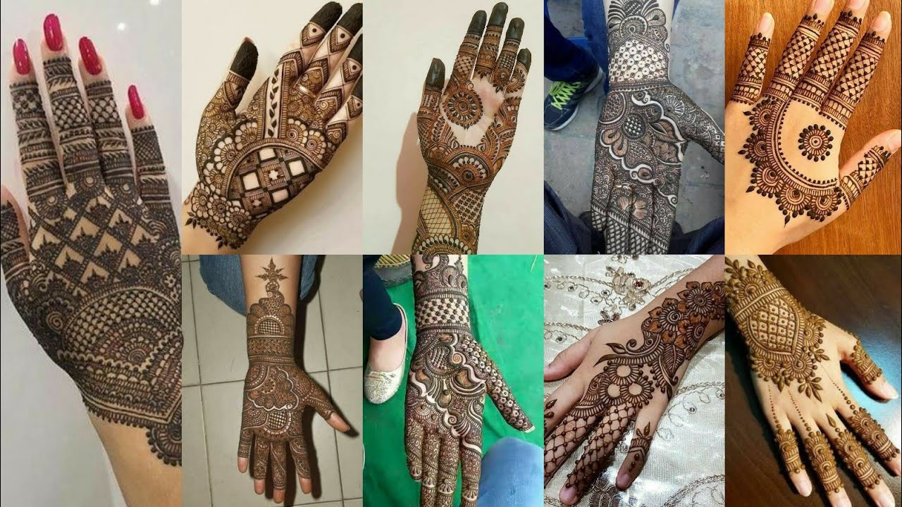 Mahndi designs and ideas || Bridal mahndi - YouTube