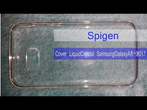 Spigen® [Clear Silicone Gel] Liquid Crystal Cover Samsung Galaxy A5 2017