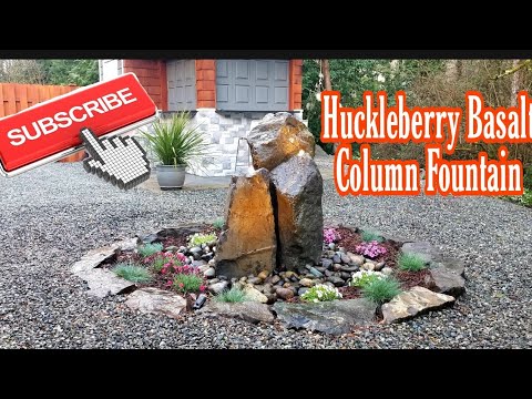 Huckleberry Basalt Column Fountain #backyardfountain #indonesiavlogger ...