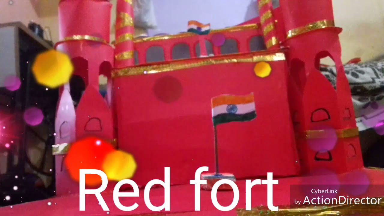 How to make red fort PREETHI NAGAR ASSOCIATION - YouTube