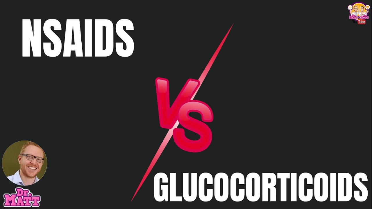 NSAIDs vs. Glucocorticoids: Anti-inflammatories - YouTube