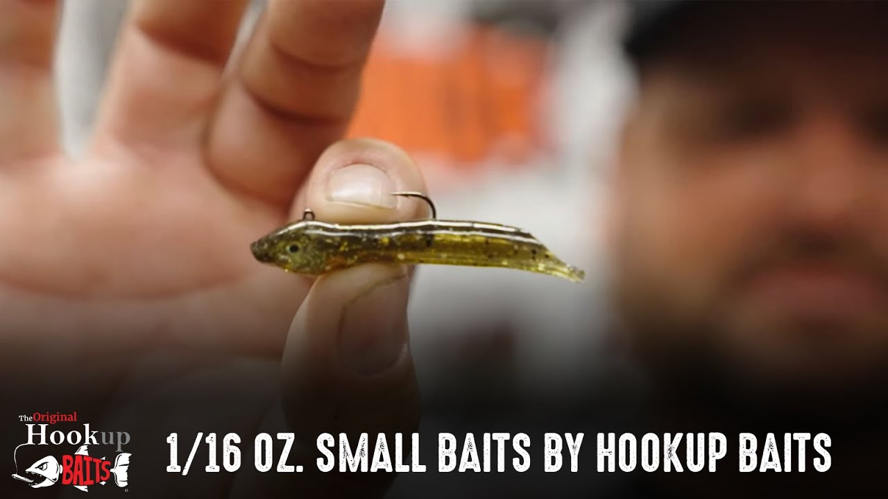 1/16 oz. Small Baits By Hookup Baits - YouTube