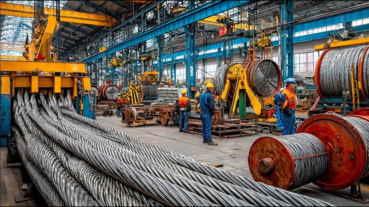 Large Steel Rope. The World’s Most Heavy Industry Machines& CNC ...