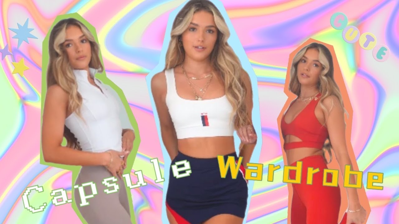 Caspule Wardrobe | Lydia's Athleisure lookbook | Co-ord set| Mix and ...