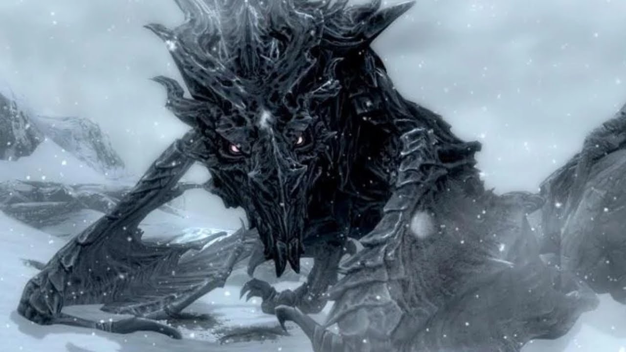 Fighting Alduin on Survival Mode - Skyrim Anniversary Edition "Alduin's ...