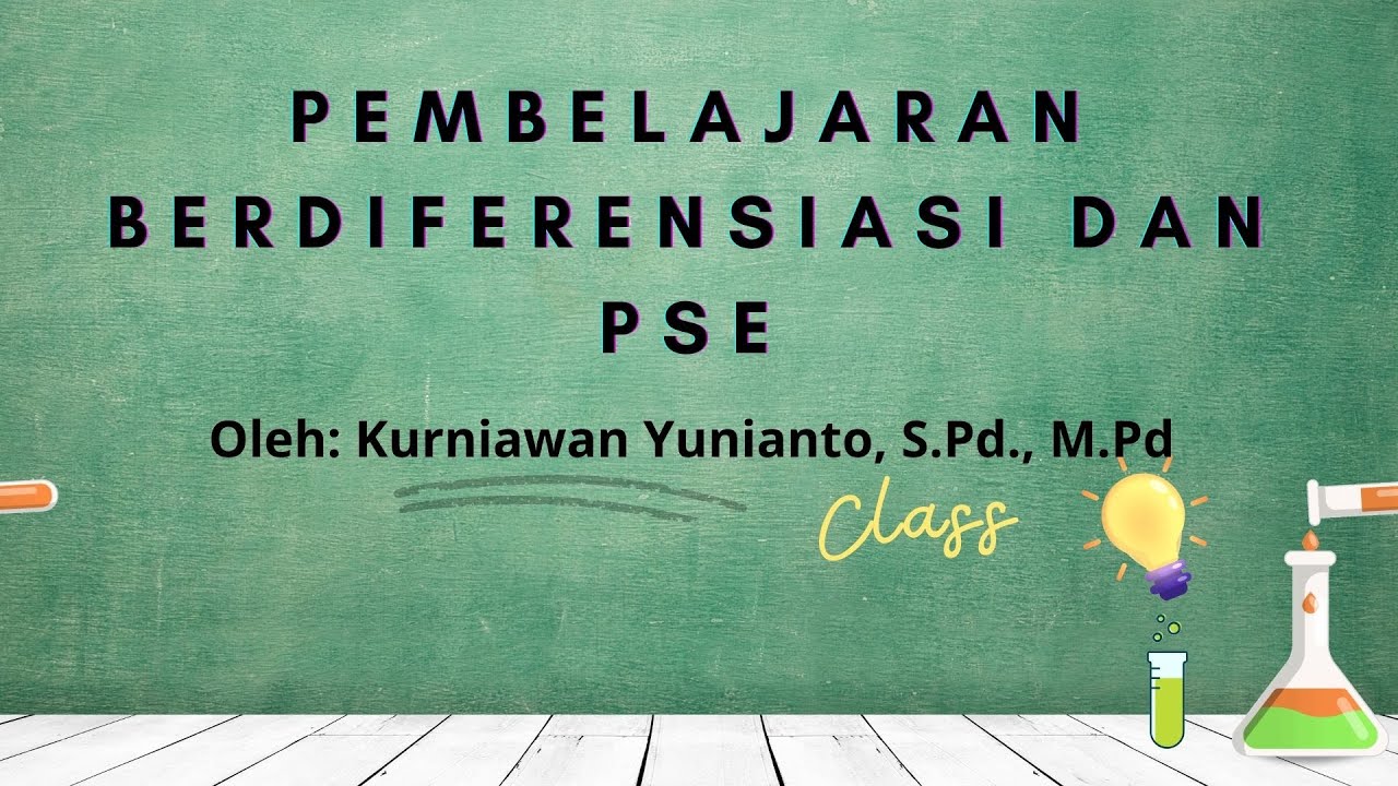 Pembelajaran Berdiferensiasi dan PSE - YouTube