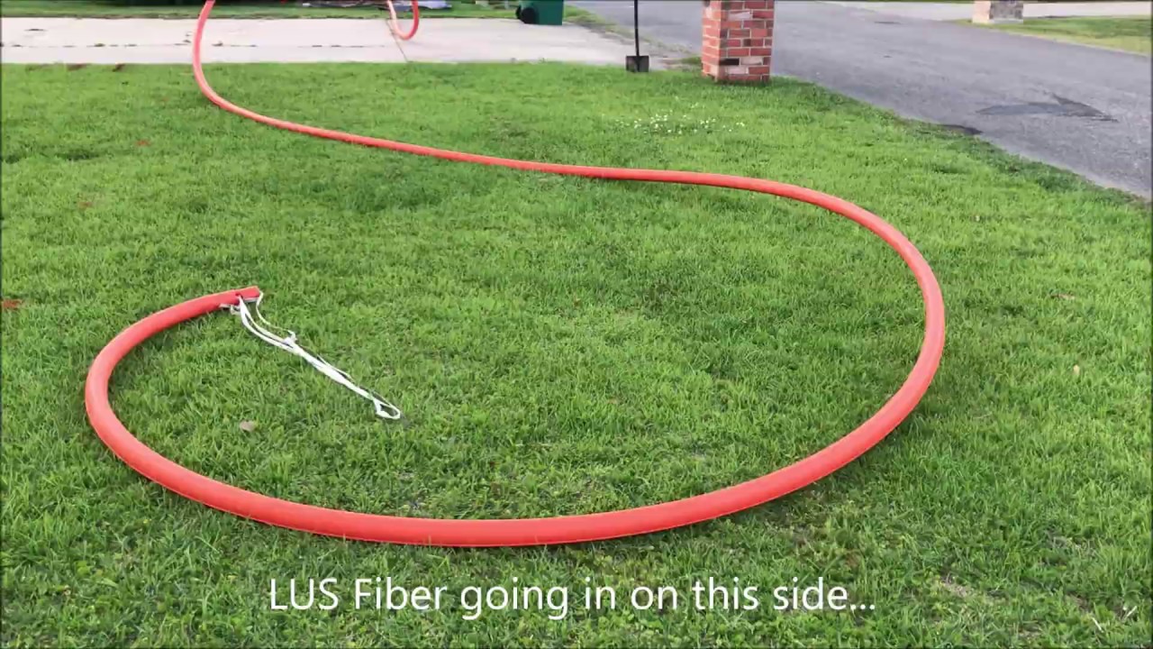 LUS Fiber Youngsville Installation - YouTube