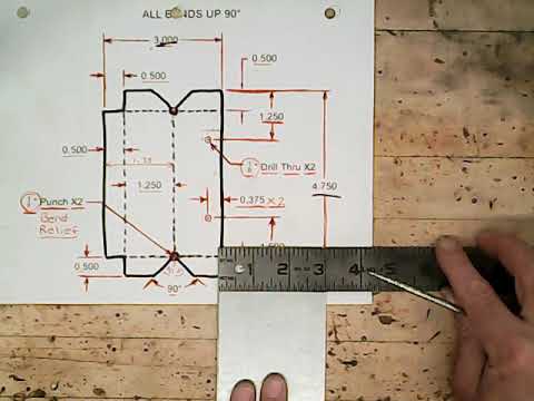 Sheet Metal Layout - YouTube