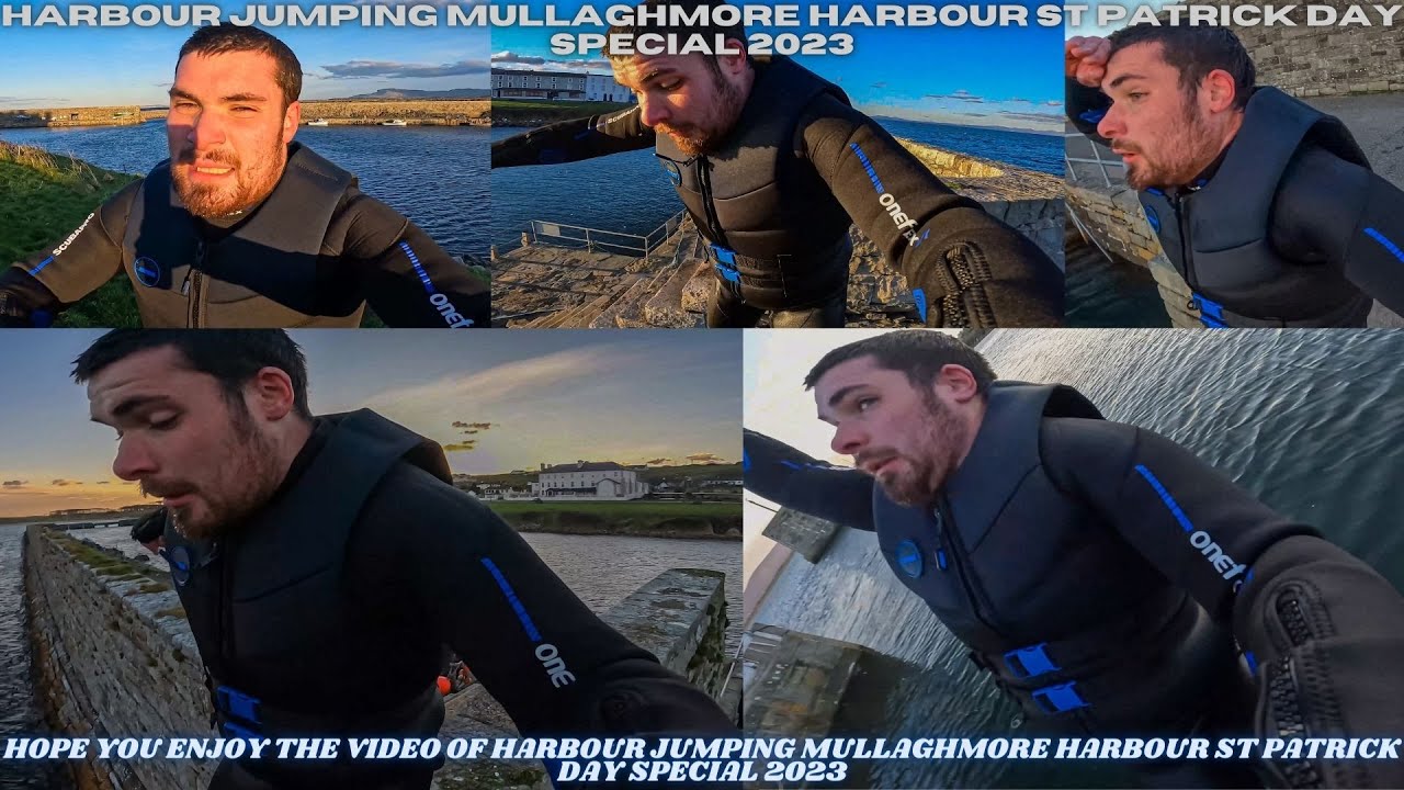 HARBOUR JUMPING MULLAGHMORE HARBOUR ST PATRICK DAY SPECIAL 2023 - YouTube