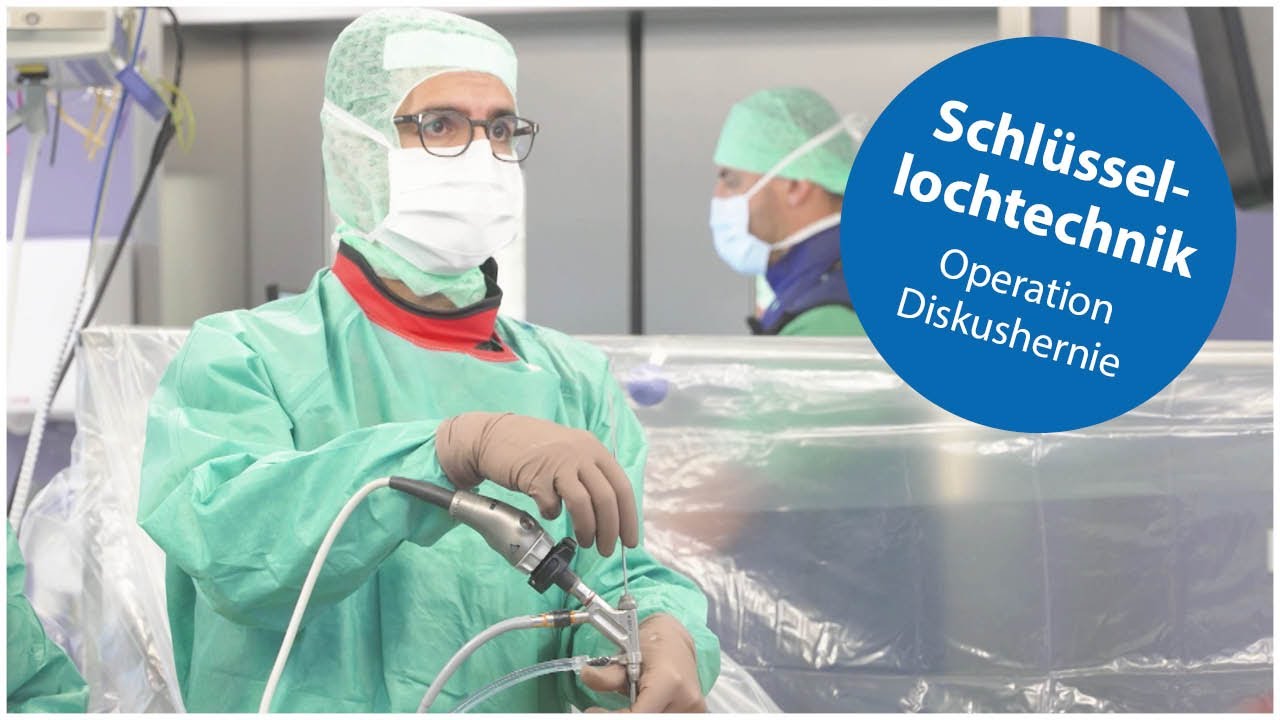 Diskushernie: schonende Operation der Bandscheibe (Schlüssellochtechnik ...