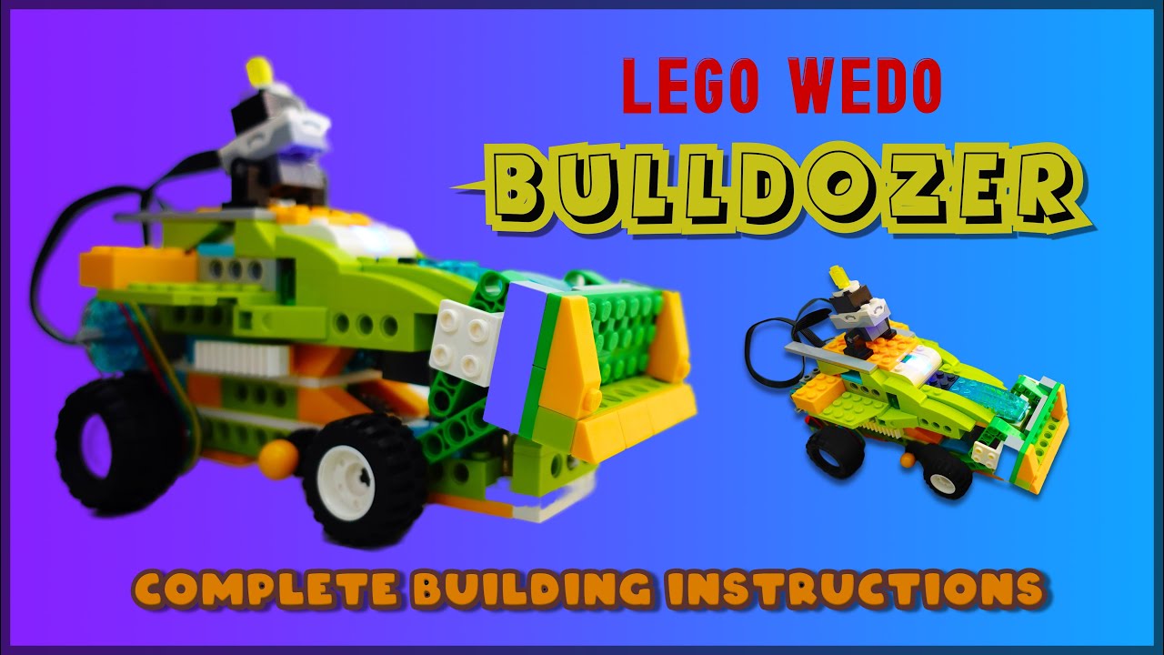 Lego Wedo 2.0 Bulldozer Building Instructions - YouTube