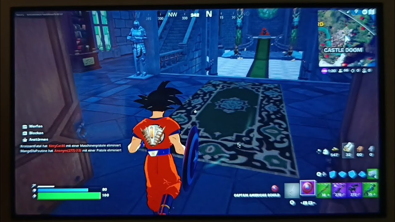 Fortnite Kapitel 5 Saison 4 🚍 Bosskampf gegen Dr Doom (Castle Doom ...