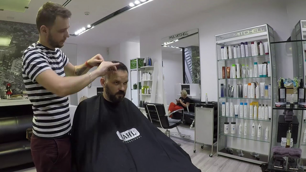 Barber in action ) GoPro. Таймлапс. Барбер в действии) Timelapse. - YouTube